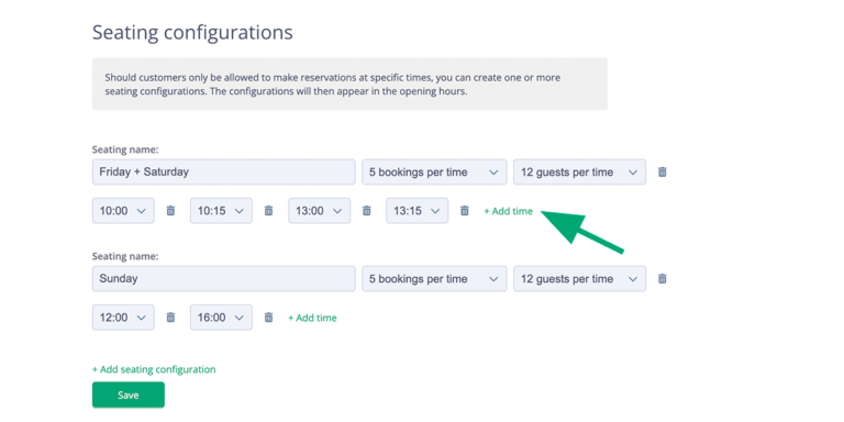 Creating seating configurations – easyTable Support & Knowledge Base