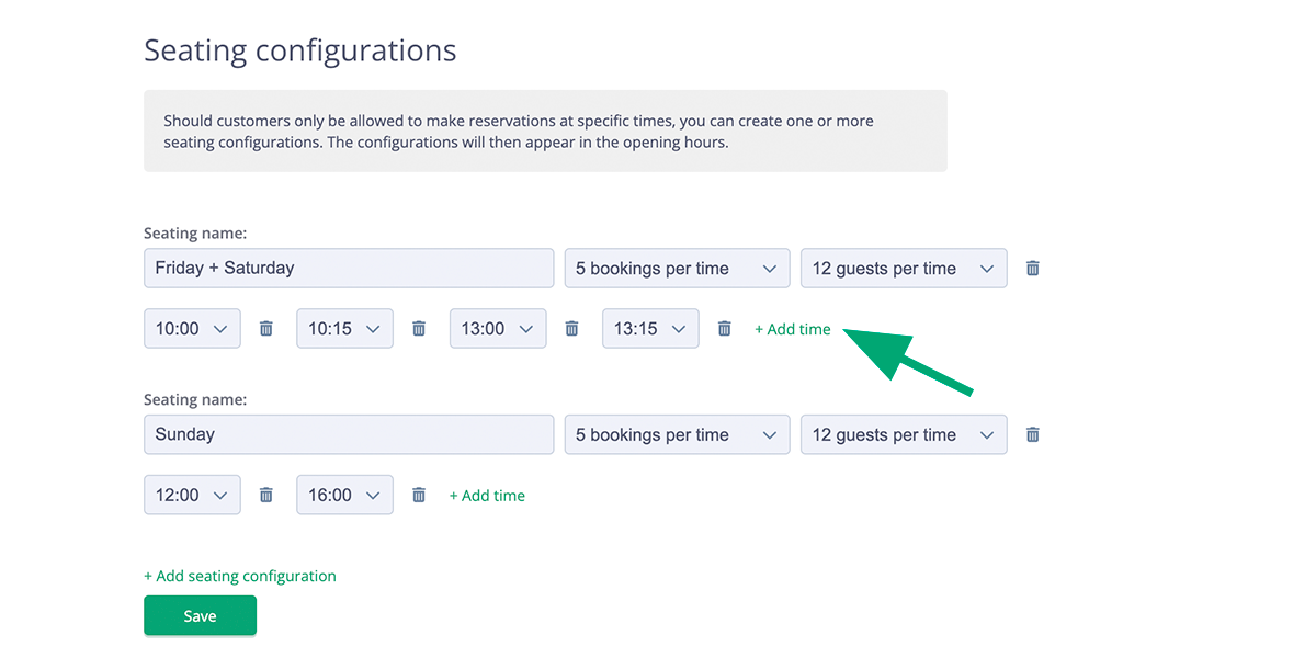 Creating seating configurations – easyTable Support & Knowledge Base